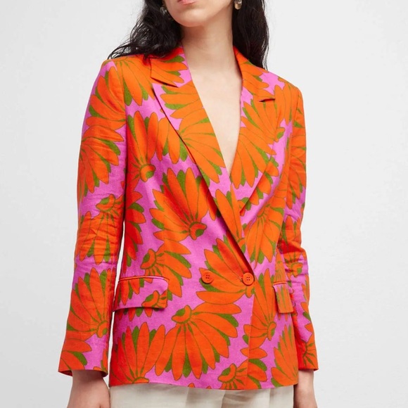 FARM Rio | Jackets & Coats | Farm Rio Double Breasted Jacket In ...